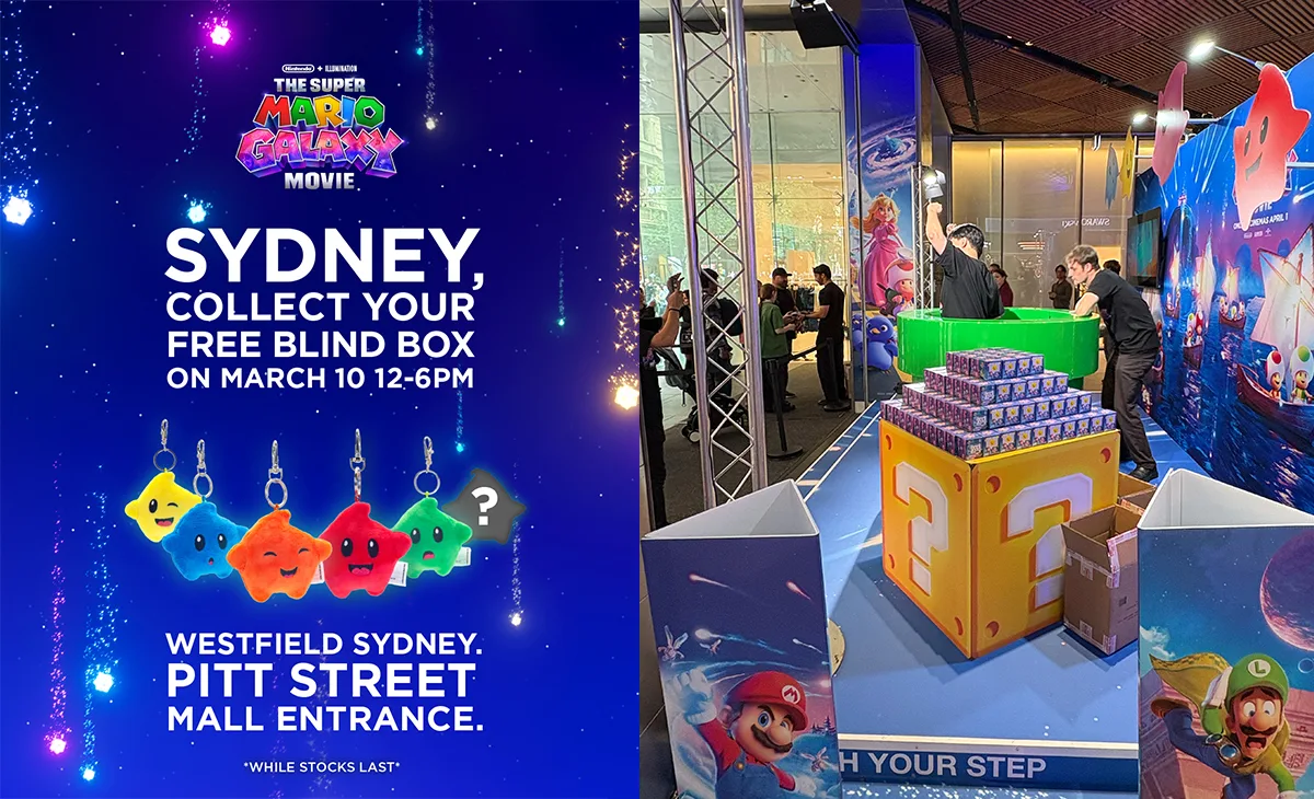 Get Your Free Super Mario Blind Box Toy in Sydney This Week At The ...